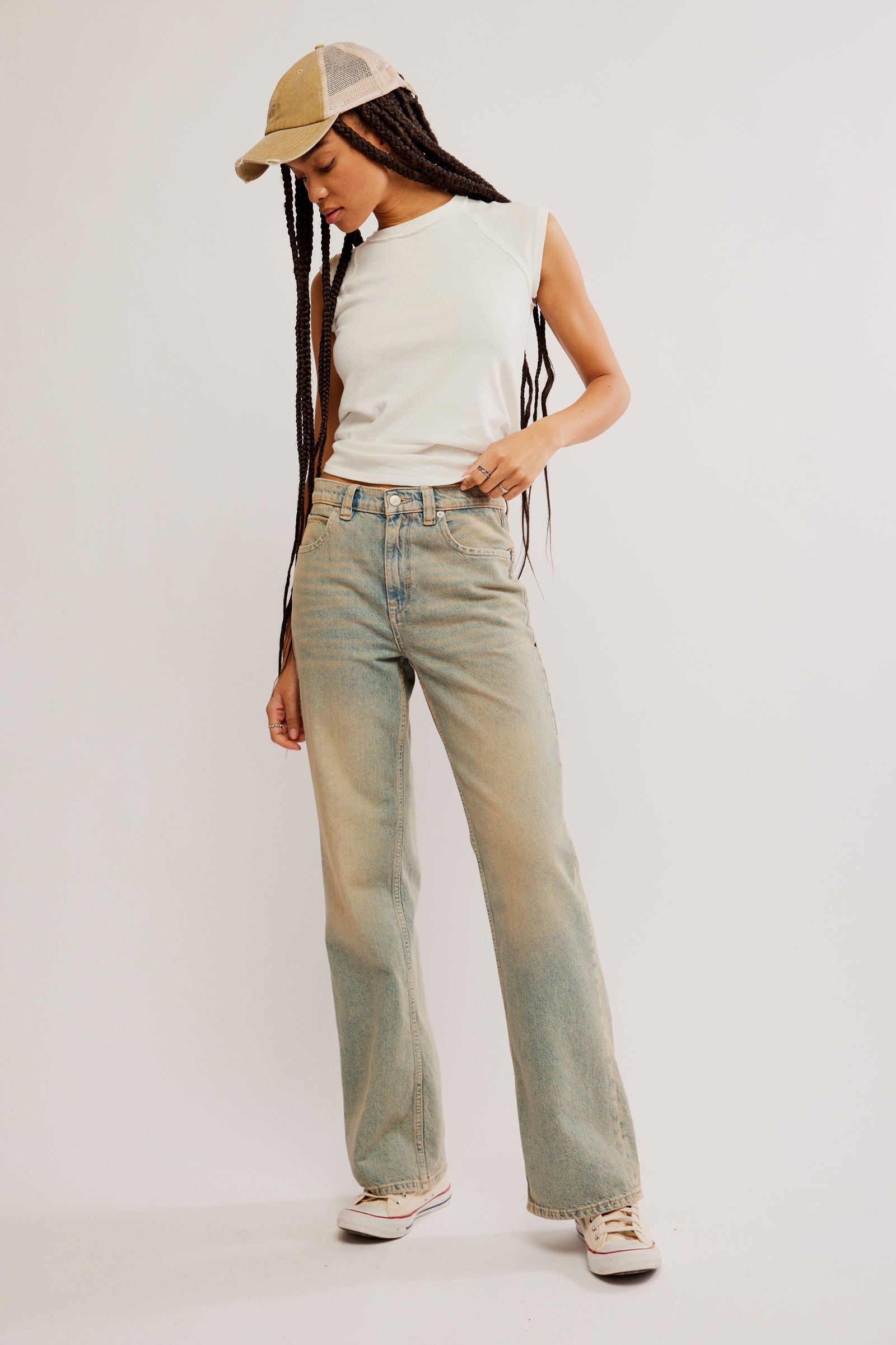 Tinsley Baggy High Rise – Little Blueberryy